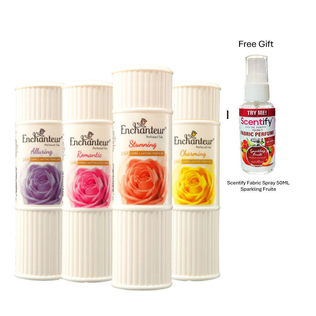 ENCHANTEUR TALCUM POWDER 125G | Shopee Malaysia