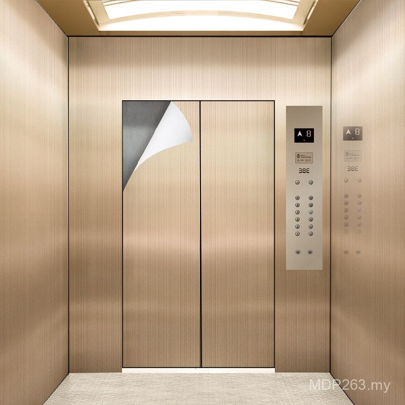 Elevator Car Interior Sticker Decoration Color Change Elevator Door ...