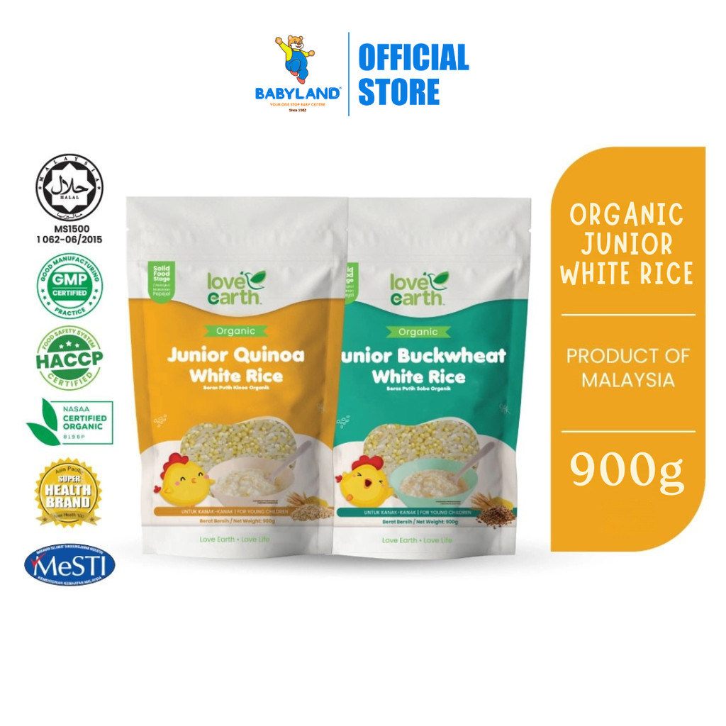 Love Earth Organic Baby Rice (900g) (Quinoa / Buckwheat) | Shopee Malaysia