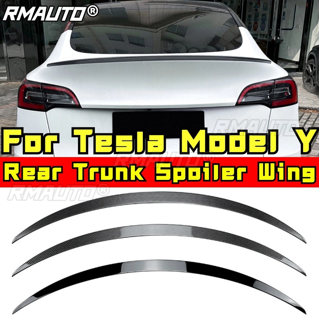 For Tesla Model Y Body Kit Rear Trunk Spoiler Rear Trunk Wing Trunk ...