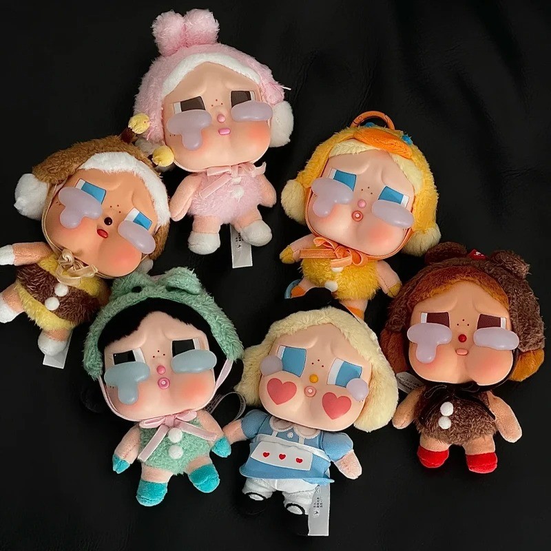 Crybaby Vinyl Face Plush Blind Box Crying Again Series Keychains ...