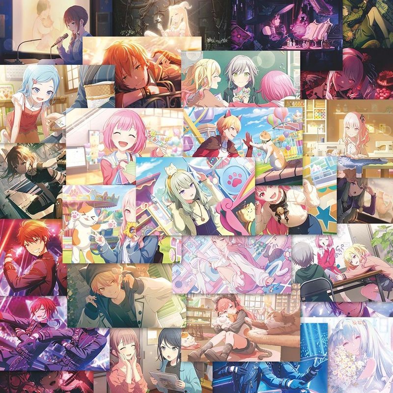 Project SEKAI Sticker Set (Akito, Tsukasa, Airi, Nene) - Waterproof PVC ...