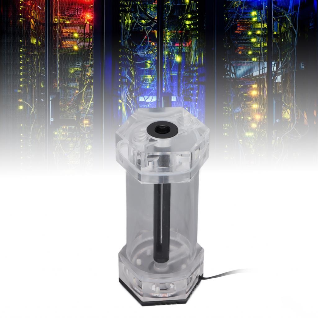 Concon Water Cooling Transparent Acrylic Hex Reservoir with Colorful ...