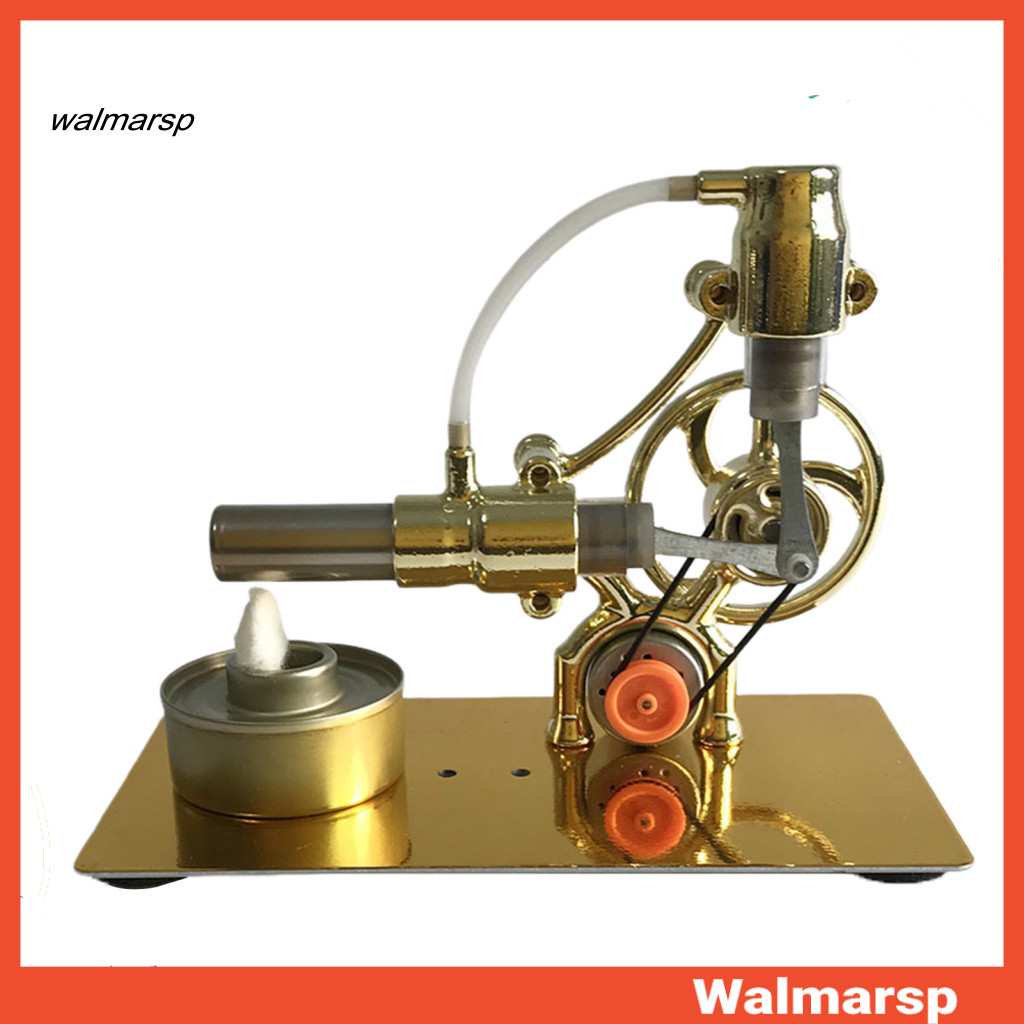 [WMP] Copper Steam Engine Realistic Copper Engine Decoration Miniature ...