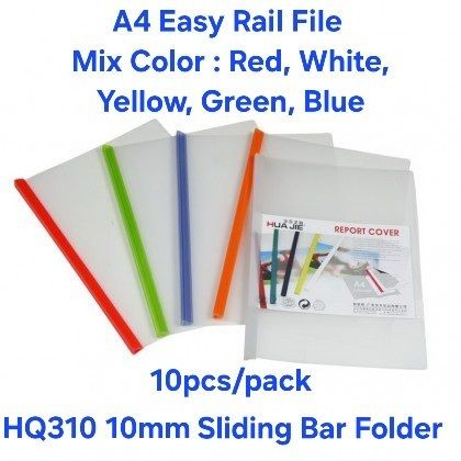 Shuter A4 Easy Slide Rail File / HQ310 10mm Sliding Bar Folder Holder | Shopee Malaysia