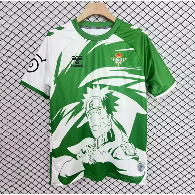 2025 Real Betis X Naruto Men's Soccer Jersey | Shopee Malaysia