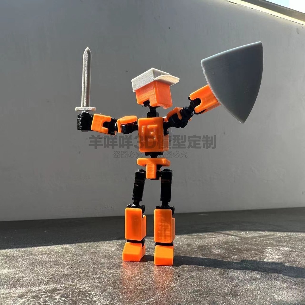 3d Printing Toy MINI Small Lucky 13 Doll Multi-Joint Action Figure ...