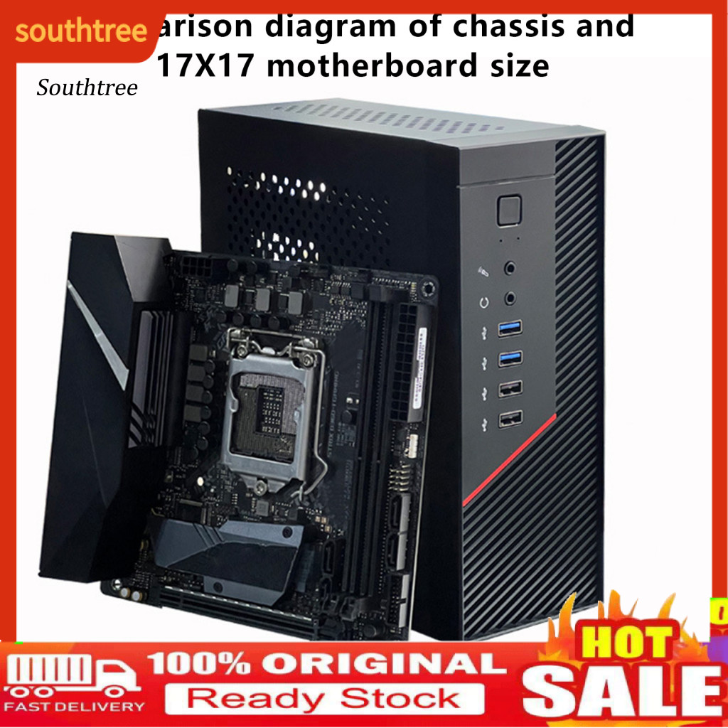 SOU_ Compact Computer Case Small Form Factor Pc Case Compact Mini-itx ...