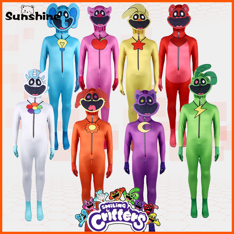 Poppy Playtime Smiling Critters Cosplay Costumes Smiling CAT Nap Catnap ...