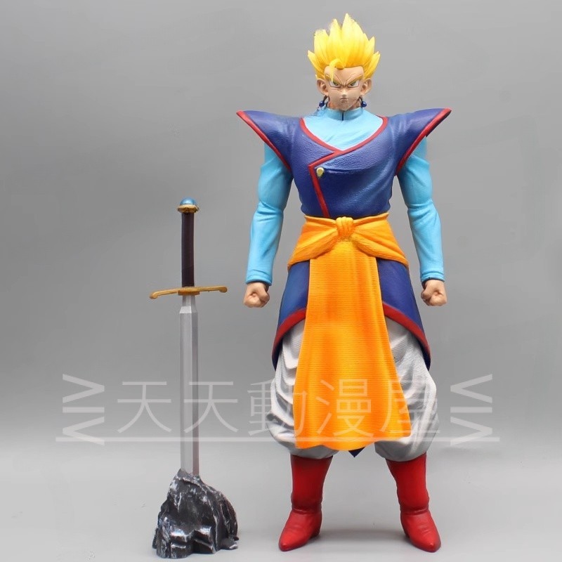 Free Shipping GK Statue Dragon Ball Model Modified Saiyan King God ...