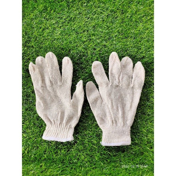 READY STOCK!!! 1 Dozen Cotton Glove Knitted Thick Hand Gloves Sarung ...