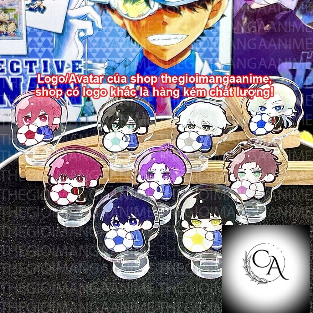 (3CM) BLUE LOCK ver DWARF Hugging BALL standee model mica chibi arcylic ...