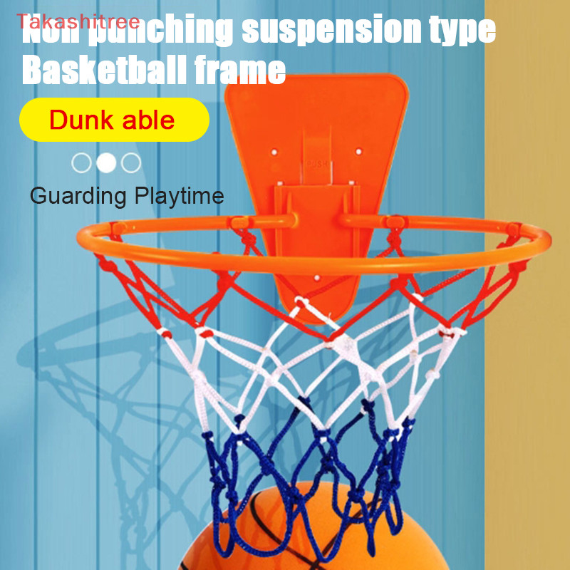 (Takashitree) Indoor Basketball Frame With Non Perforated Wall Mounted ...
