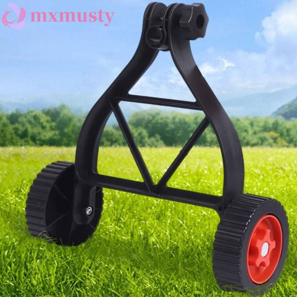 MXMUSTY Trimmer Support Wheels, Adjustable Flexible Mower Wheels ...