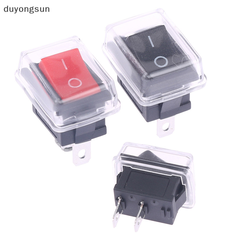 (duyongsun) 5Pcs Push Button Mini Switch 2Pin On/Off Rocker Switch with ...