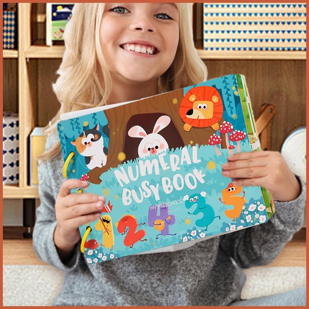 Busy Book Busy Book for Kids Preschool Learning Activities Travel ...