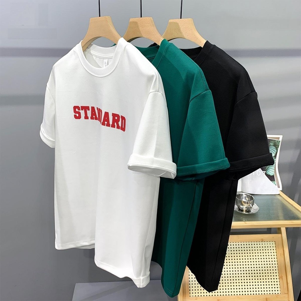 COD，2024【 Standard Size 240G 】 Heavy American Retro Short Sleeve T ...