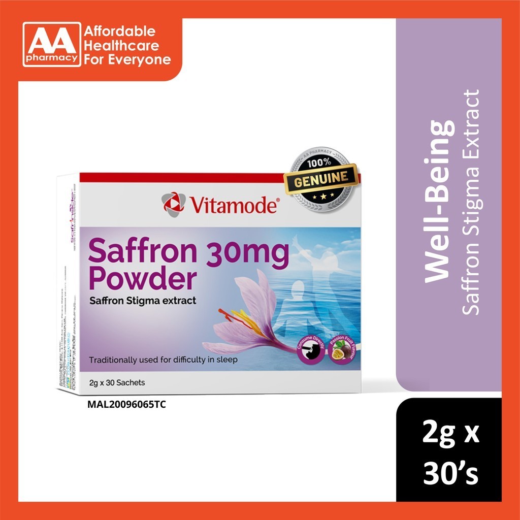 [Clearance] [Exp:08/2024] Vitamode Saffron Powder Sachet 2gx30's ...