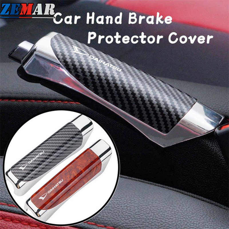 Universal Daihatsu Car Hand Brake Cover Carbon Fiber Style Car ...