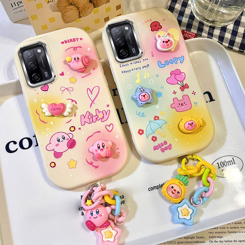 Casing oppo a53s 5g Cute doll electroplated phone case for oppo a53s 5g ...