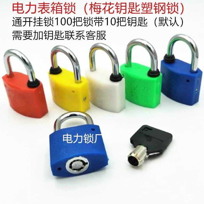 Electric Meter Box Lock 35mm Plum Blossom Plastic Steel Lock Electric ...