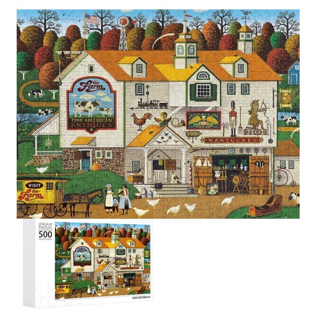 Color Puzzle (500 Piece Jigsaw Puzzle) - Glare Free - Precision Fit ...