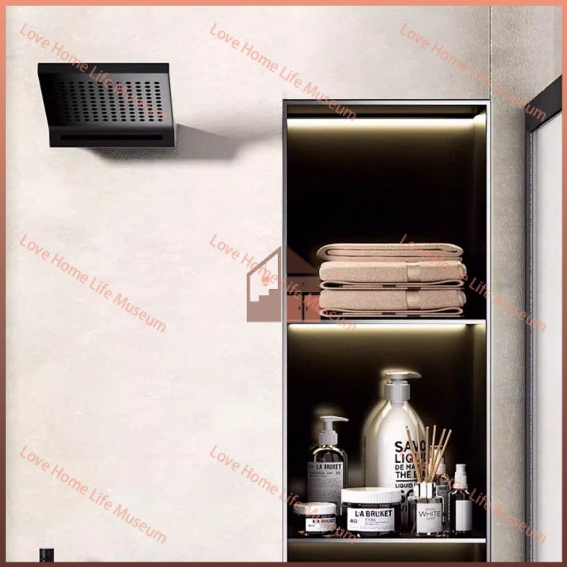 Stainless Steel Wall Niche Cabinet Double-Layer Partition Metal TV ...