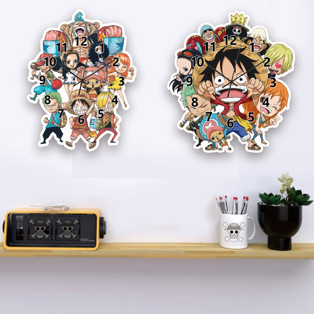 KARIMIKA Unique Wall Clock One Piece Anime Picture CHIKA MUGIWARA CREW ...