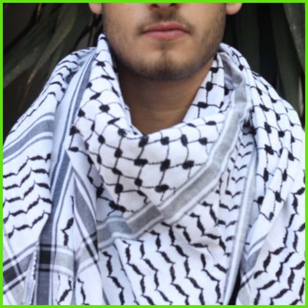 Palestinian Keffiyeh Desert Keffiyeh Scarf Wrap 54X54 Inch Soft ...