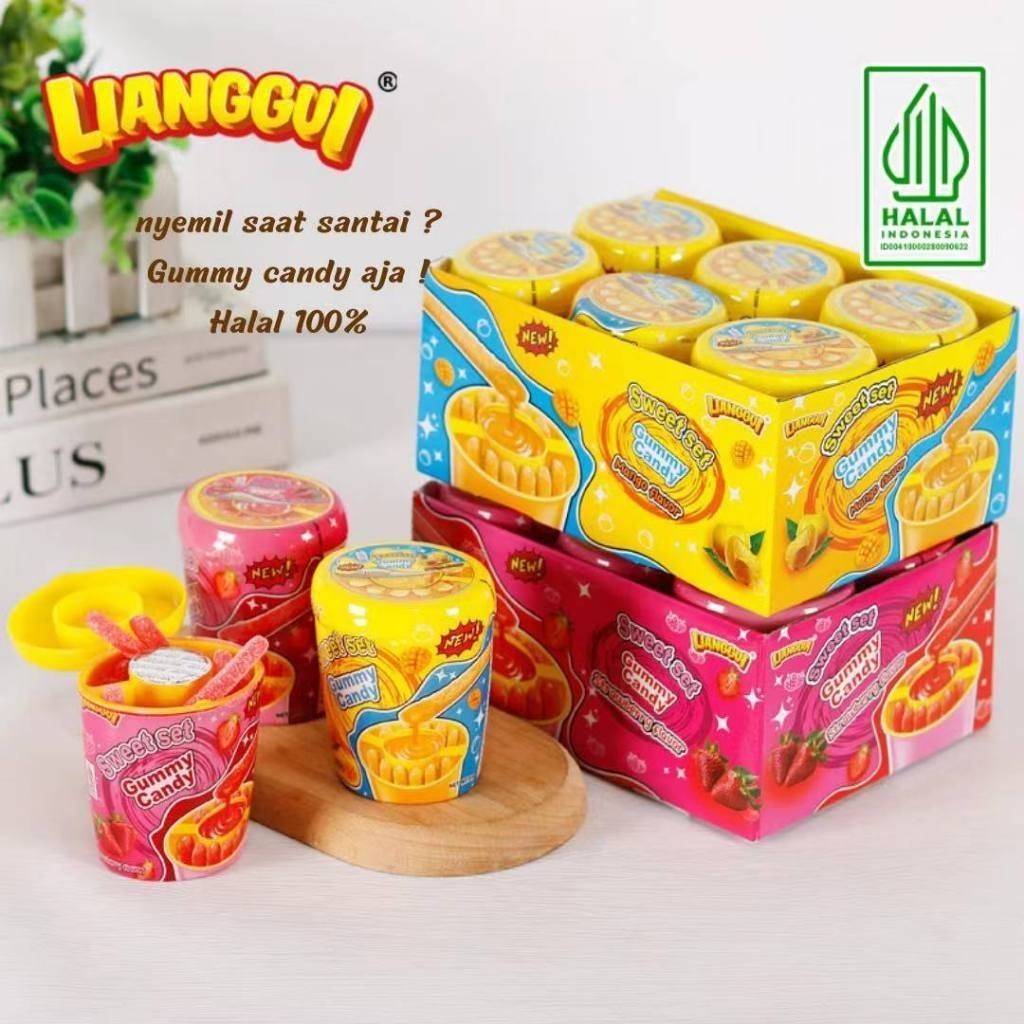 [Fast Shipping]lianggui Hala Sticky Sweet Candy Set Gummy With Jam ...