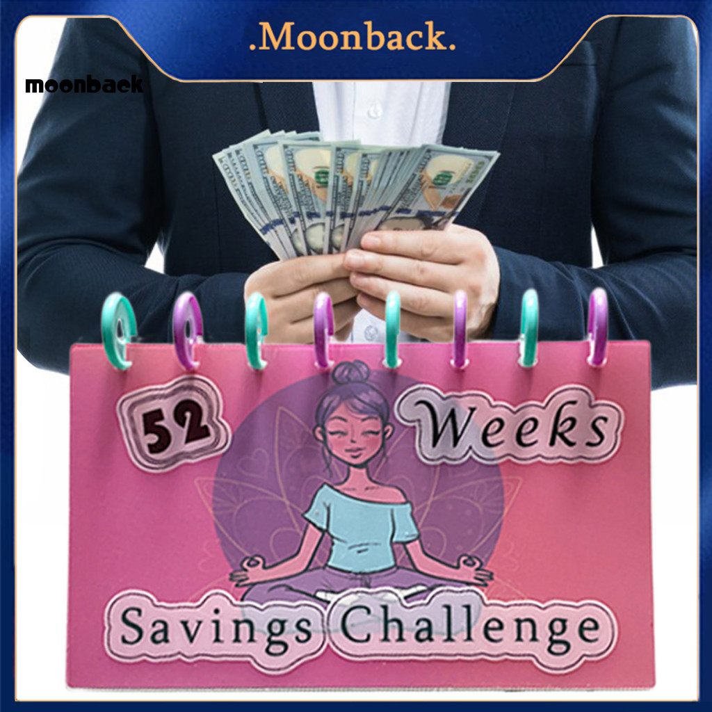 Moon 52-week Money Saving Challenge Planner Budget Binder Ultimate ...