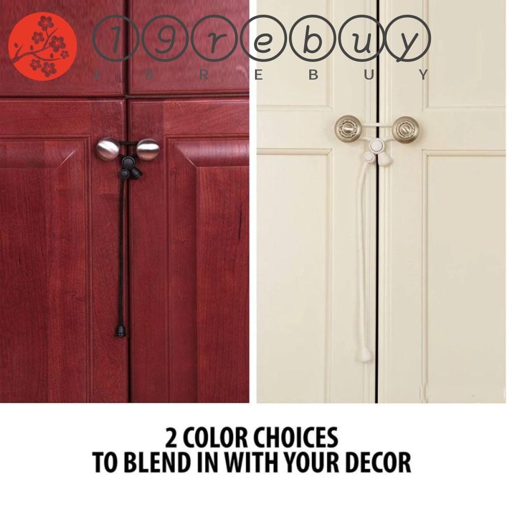 REBUY Safety Lock Rope, Protection Equipment Nylon Door Handle Straps ...