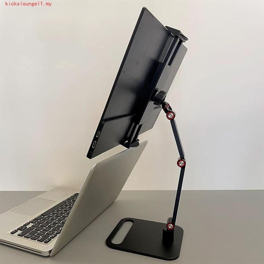 KICKSLOUNGEL Portable Monitor Holder, Punch-Free 360°Rotatable Screen ...