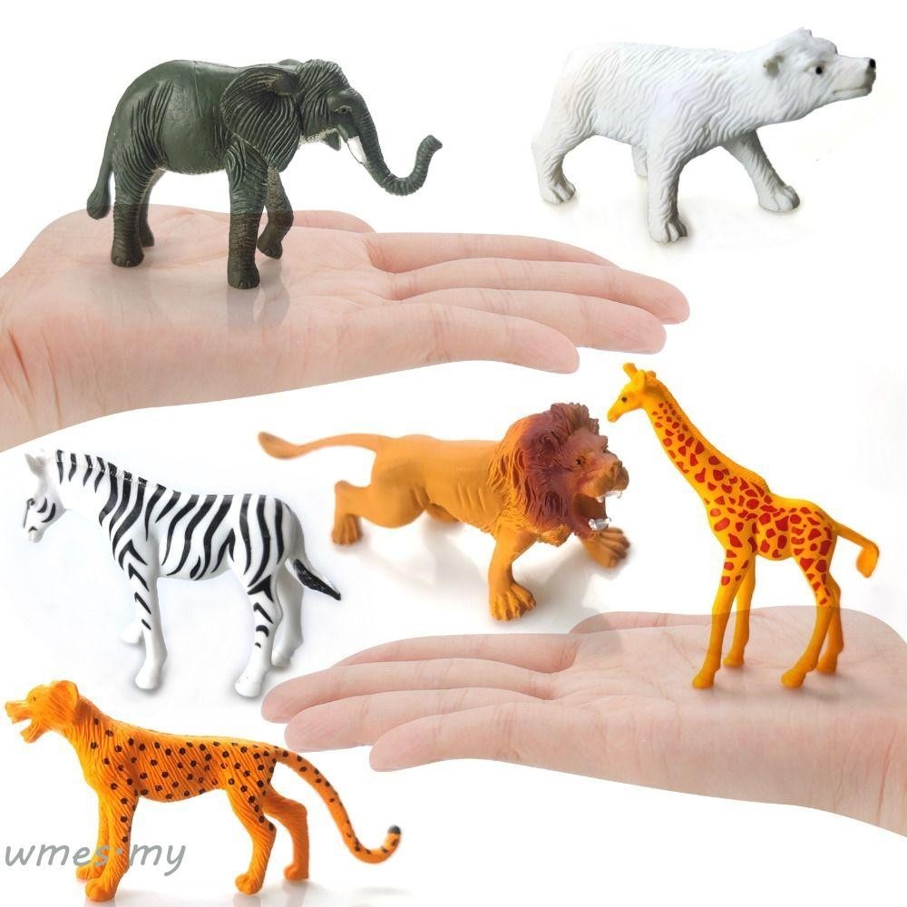 WMES1 Jungle Wild Animal Model, Rhinoceros Horse Mini Elephant Model ...