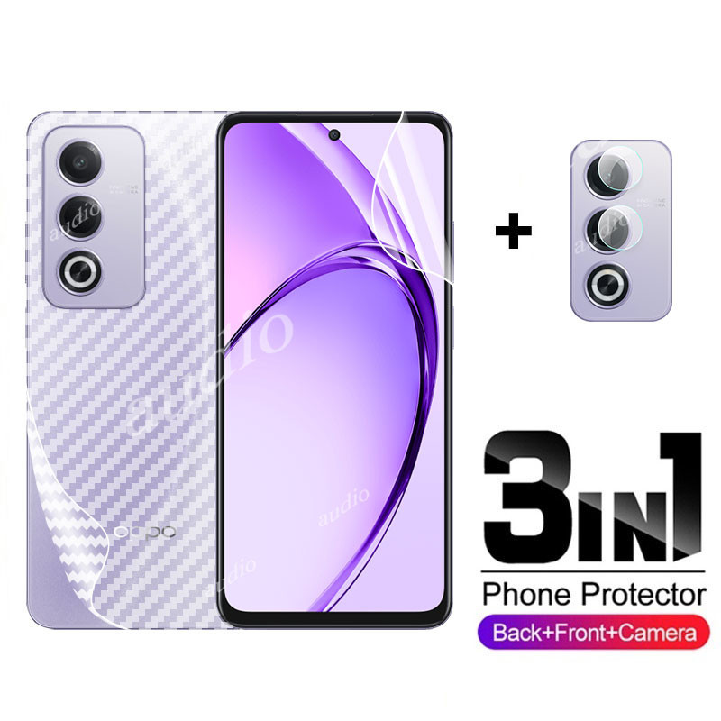 Oppo A5 Pro 5G 3in1 Front Back Lens Hydrogel Film For Oppo A3 Pro A3Pro 5G Smartphone Screen ...