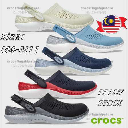 【Size M4-M11】Crocs Men's Shoes LiteRide360 Hole Shoes Casual Lazy ...