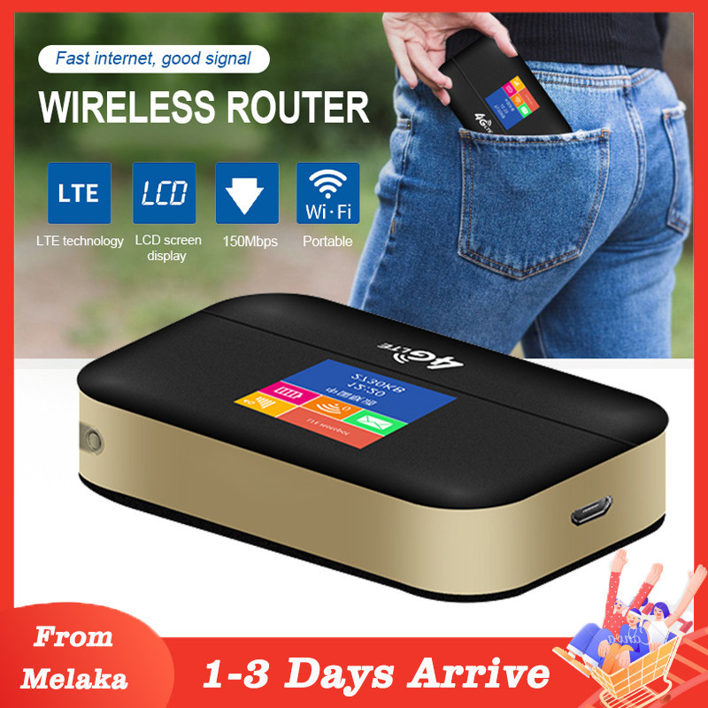 4G LTE Portable Wifi Mifi LT600 4G 300Mbps LCD Wifi Tethering Support ...
