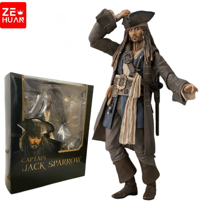 15cm SHF Pirates of the Caribbean 5 Deadly Evidence: Captain Jack ...