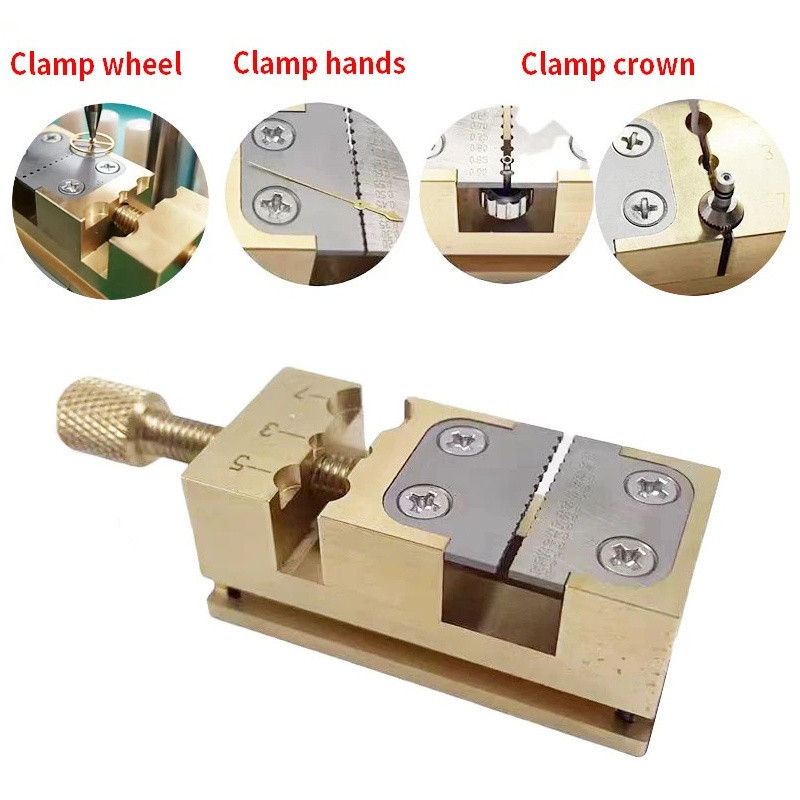 Watch Movement Vise Handle Head Fixed Seat For Pointer Needle Tube ...