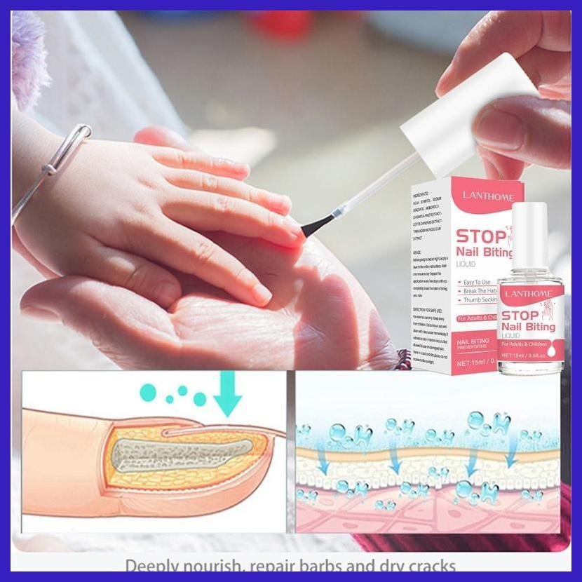 Liquid To Stop Nail Biting 0.5fl oz Nail Biting Polish Alternative Stop ...