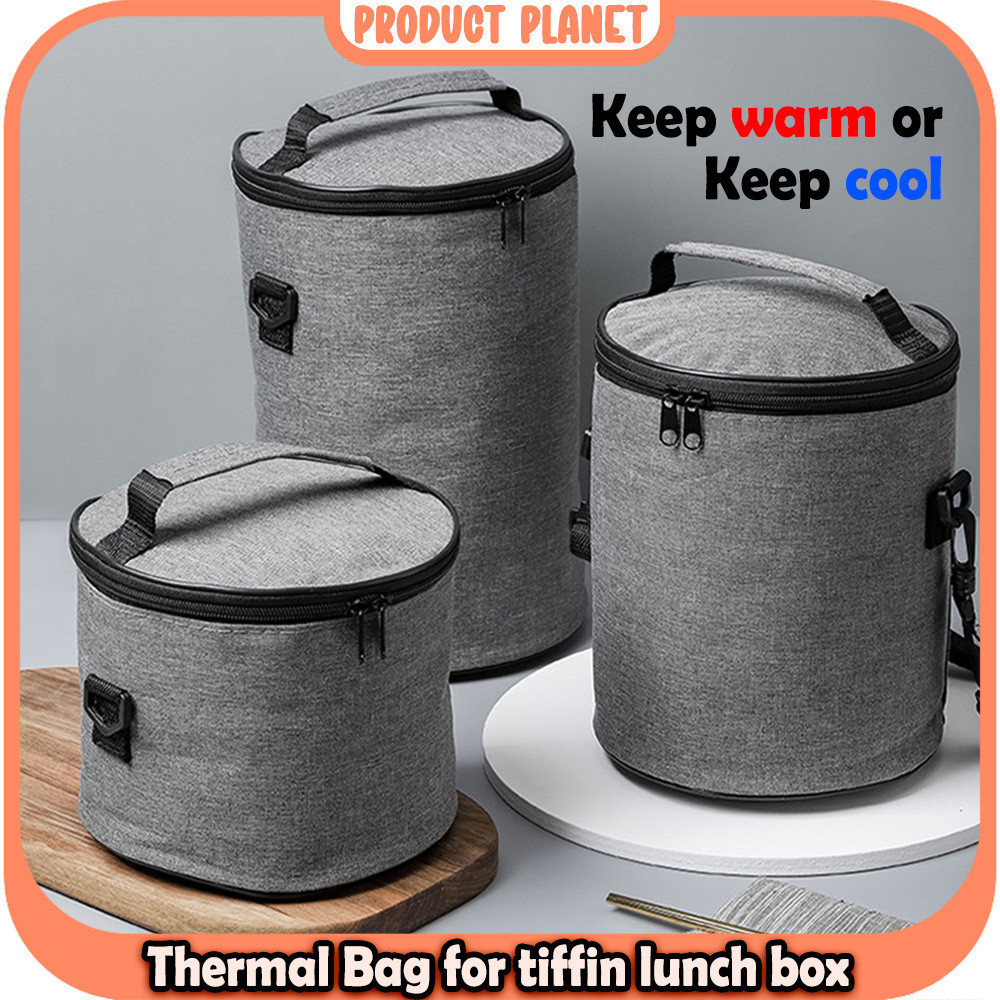Large Thermal Lunch Box Bag for tiffin Adult Beg Bekas Makanan Budak ...