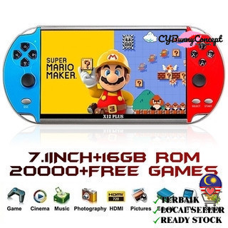 2024 New X7 Plus X12 Plus Double Joystick Game Console 7-Inch High ...