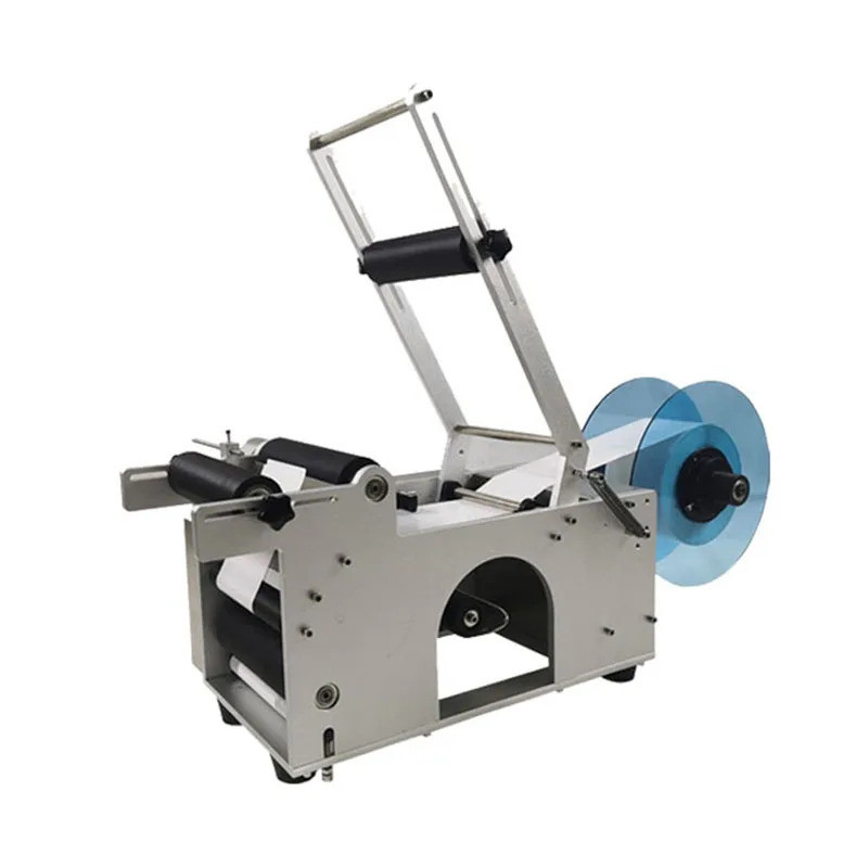 Manual label machine, adjustable semi-automatic label applicator, round ...