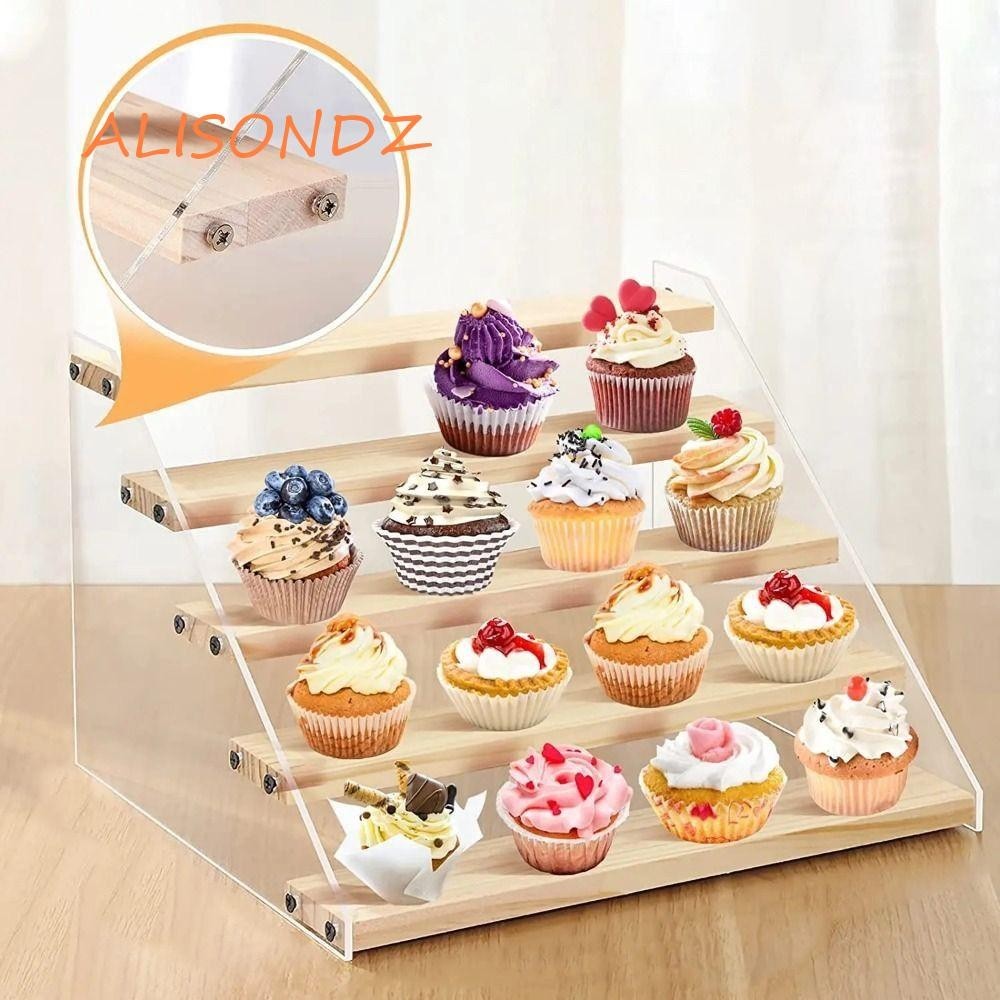 ALISONDZ Acrylic Storage Display Rack, 2/3/4/5Layer Ladder Type Doll ...