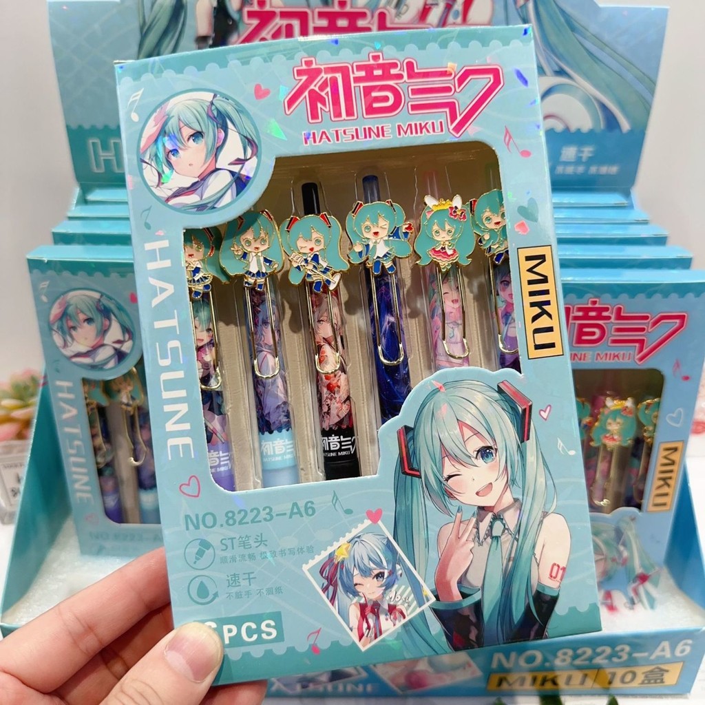 Hatsune Miku Pen High-value Girl Set Stationery Cheap Student Exam ...