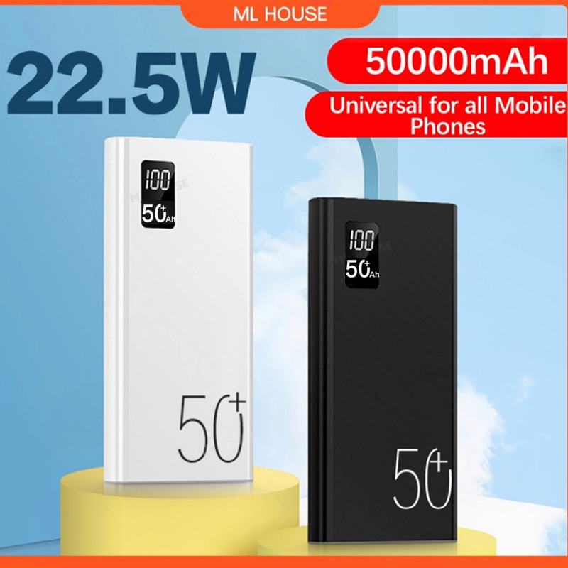 50000mah Original PowerBank Super Slim LED Dispaly Screen Power Bank ...