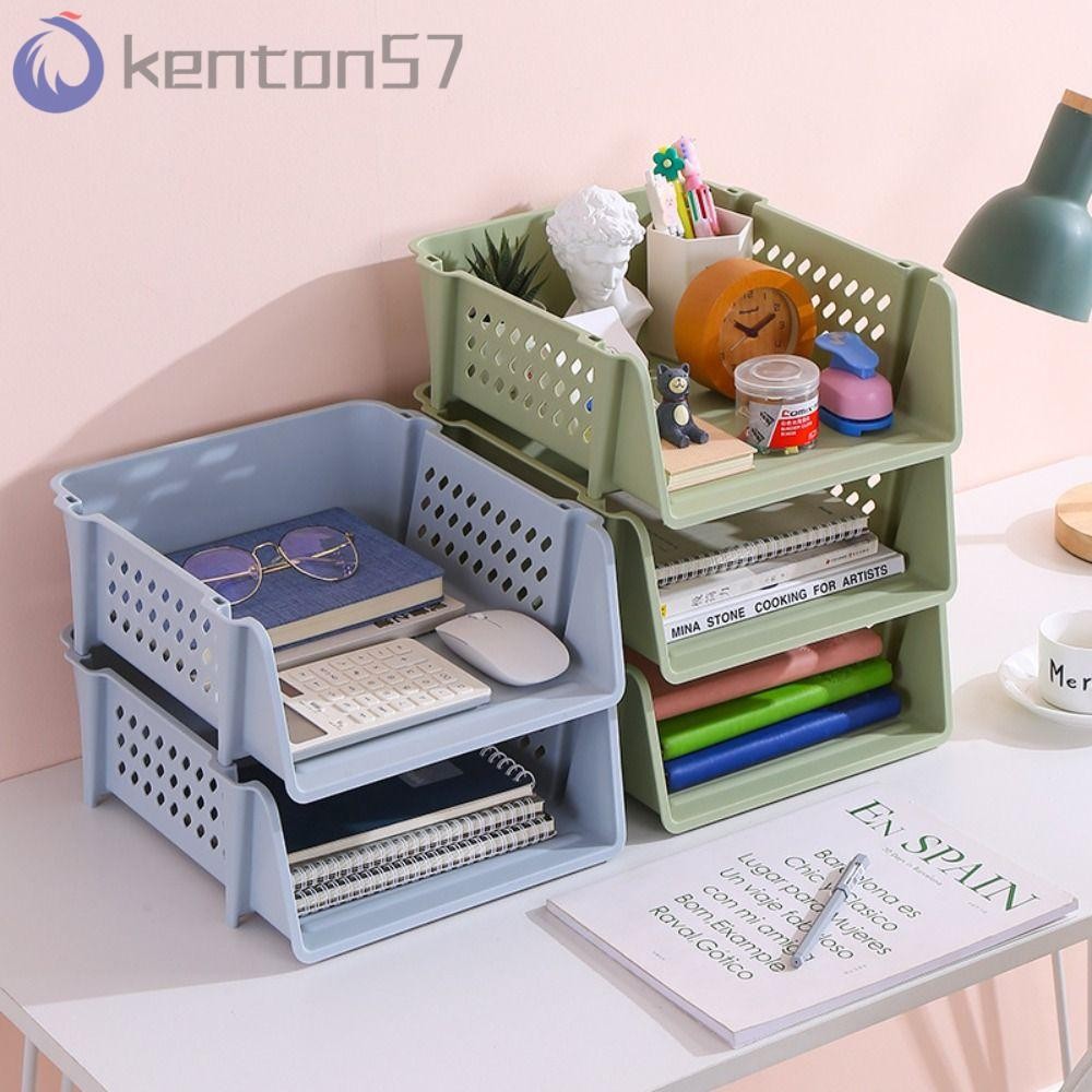 KENTON Stackable File Rack, Desktop Organizer File Organizer A4 File ...