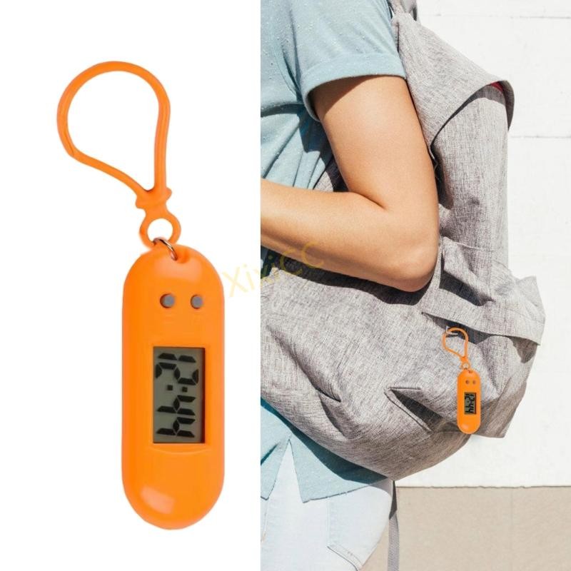 XixiCC Portable LED Digital Keychain Clock Mini Clock for Kids and ...