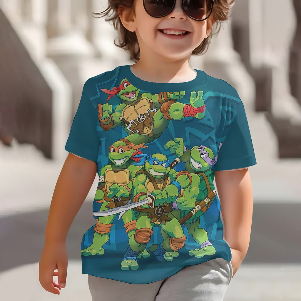3D Print Teenage Mutant Ninja Turtles Baby Tops Cartoon TMNT Children ...