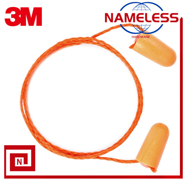 (1PAIRS) 3M 1110 ANTI-NOISE EARPLUG Foam Earplugs 1110 CORDED Protective Equipment | Shopee Malaysia